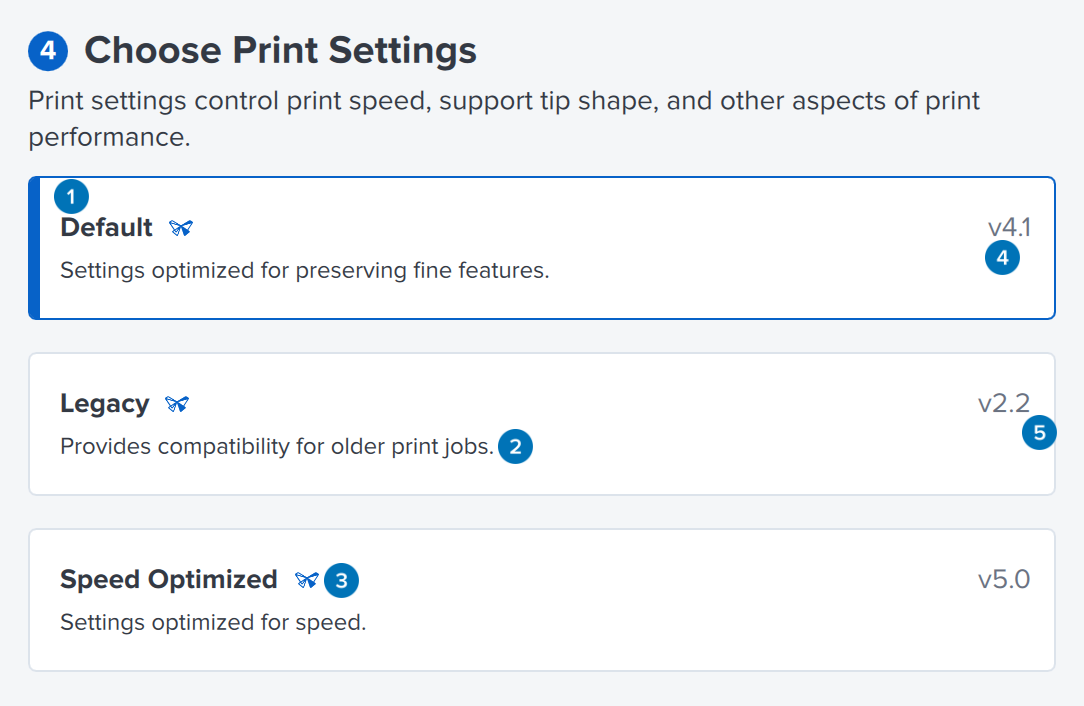 Print Settings guide